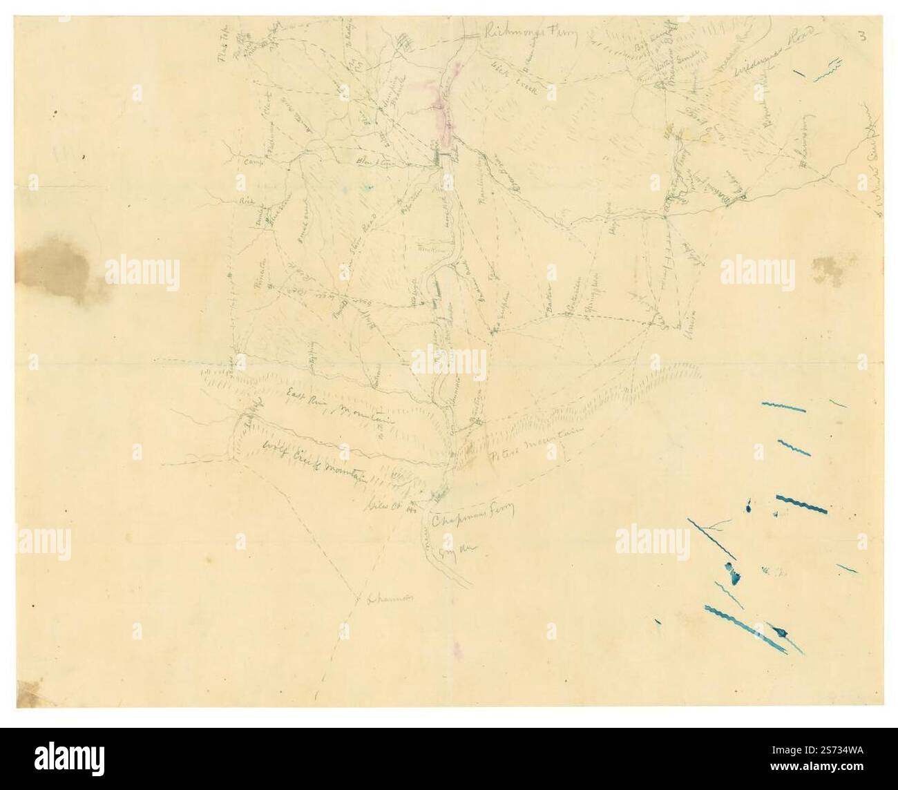 [Map of Mercer, Summers, Greenbrier and Monroe Counties, West Virginia ...
