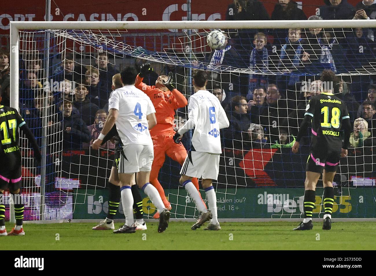 ZWOLLE - Filip Krastev of PEC Zwolle scores the 2-1 during the Dutch ...