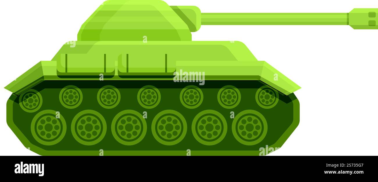 Artillery tank icon cartoon vector. Military army. War russian ...