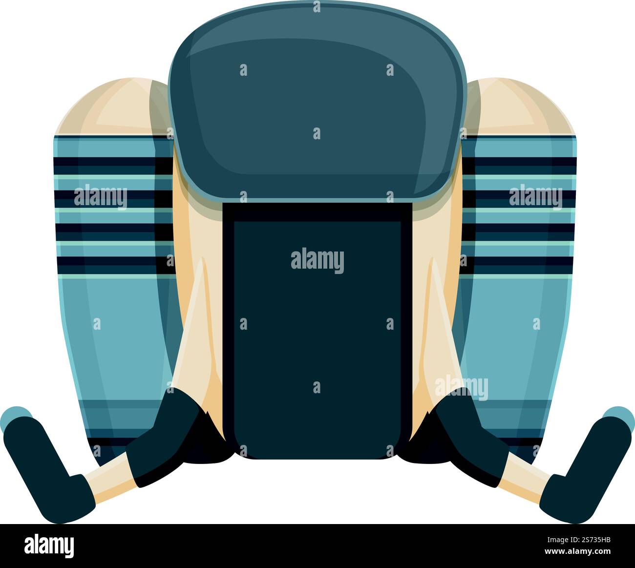 Launch jetpack icon cartoon vector. Rocket boost. Jet space. Launch ...