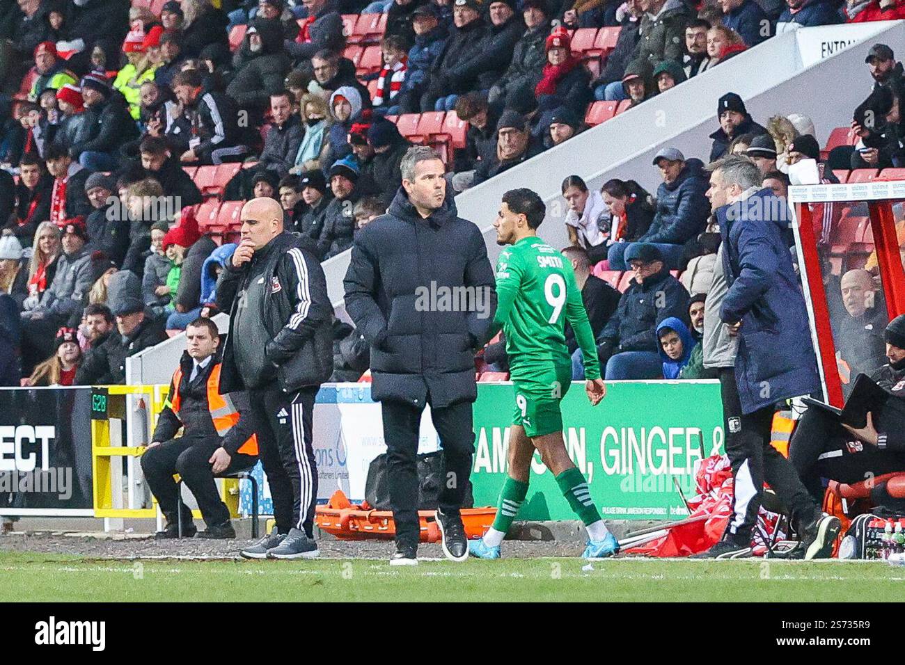 Swindon, UK. 18th Jan 2025. during the Sky Bet League 2 match between ...