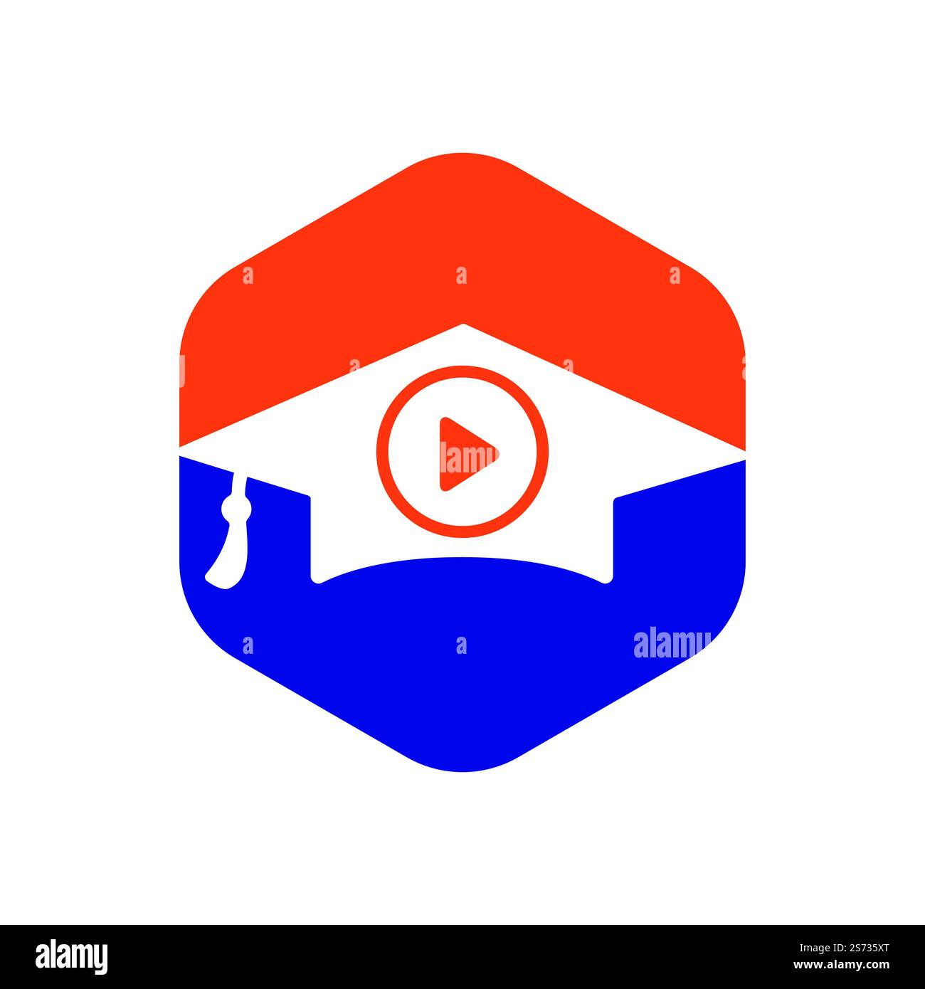 Video learning education vector logo design template. Media education ...