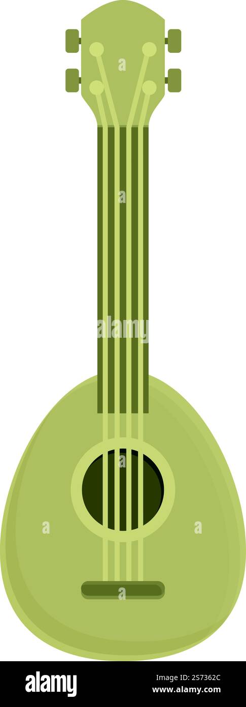 Bass ukulele icon cartoon vector. Guitar ukulele. Acoustic art. Bass ...