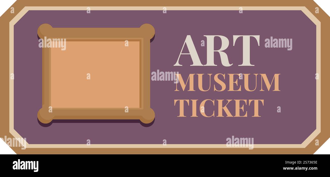 Carnival museum ticket icon cartoon vector. Entry festival. Paper ...