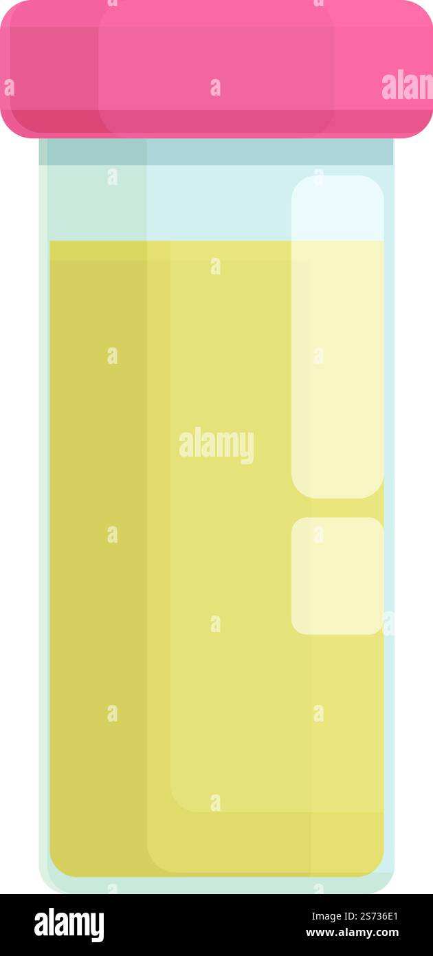 Test jar icon cartoon vector. Sport athlete. Medicine vitamin. Test jar ...