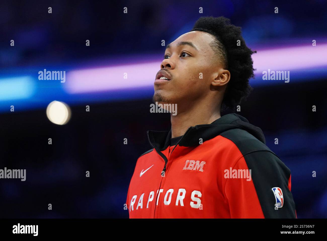 Toronto Raptors' Scottie Barnes before an NBA basketball game against ...