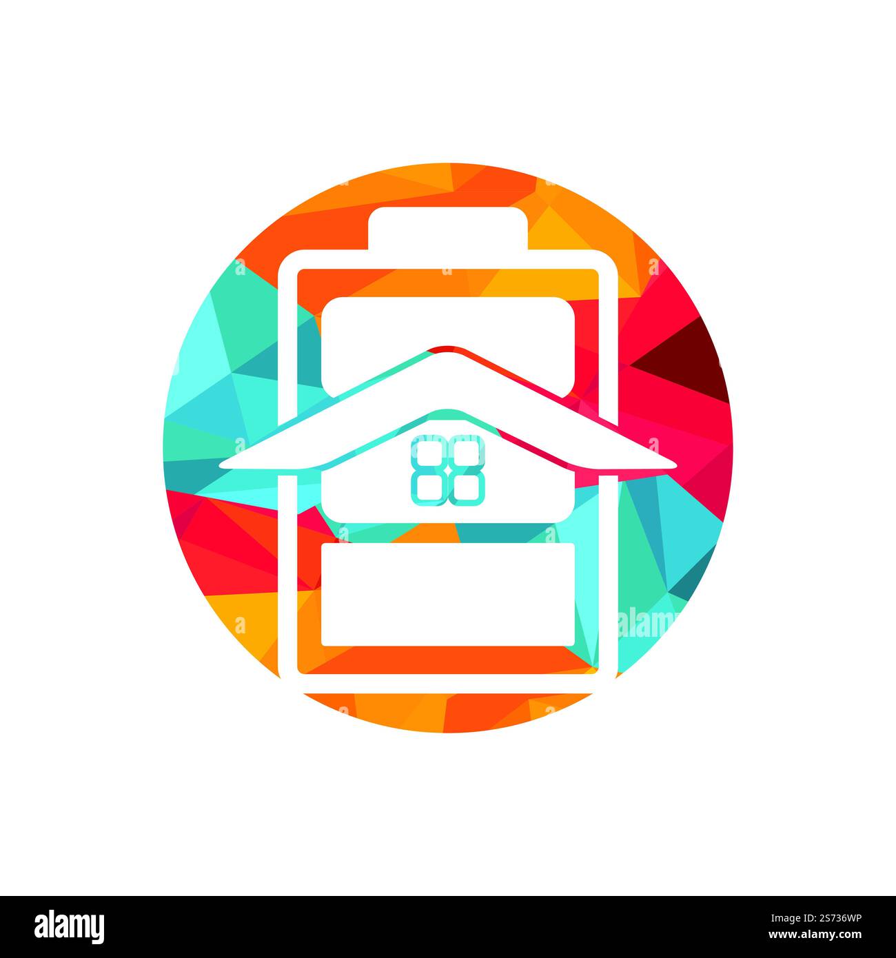 Energy house and battery house vector logo design. Power house logo ...