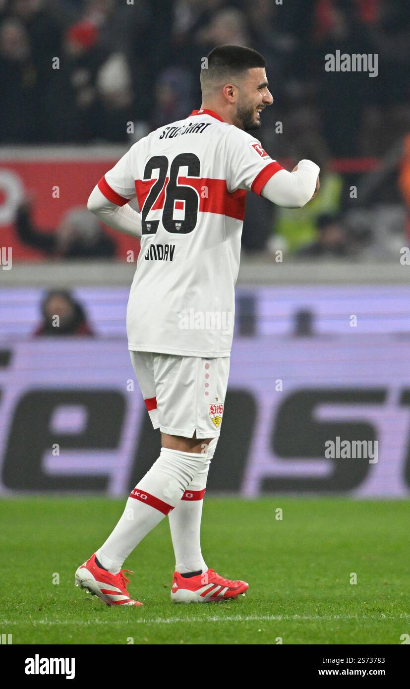 Stuttgart, Deutschland. 18th Jan, 2025. TOR zum 4:0 Deniz Undav VfB Stuttgart (26) Torjubel VfB ...