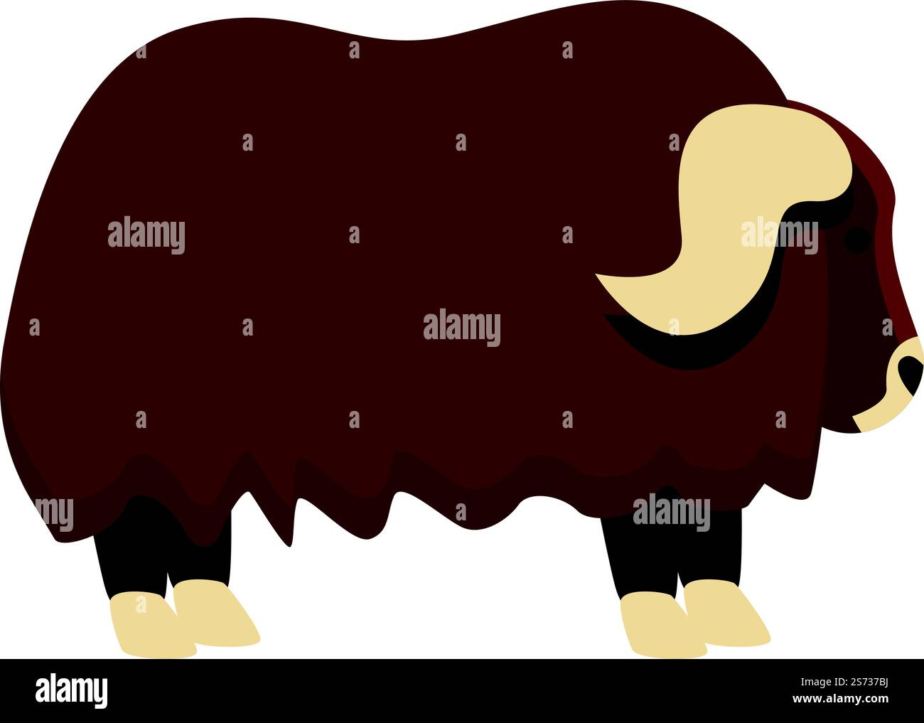 Polar bull icon cartoon vector. Alaska animal. Arctic creature. Polar ...