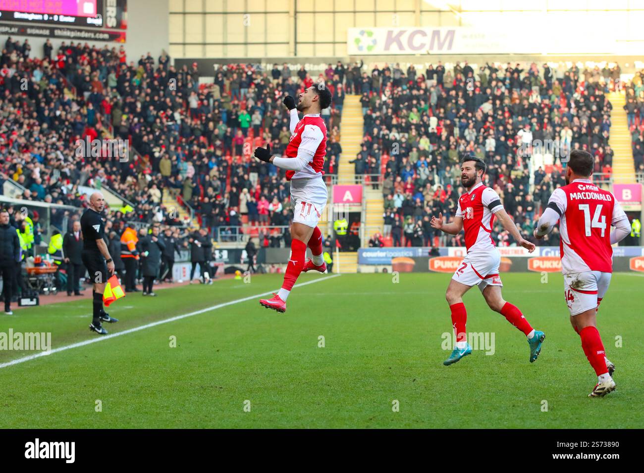 AESSEAL New York Stadium, Rotherham, England - 18th January 2025 Andre ...