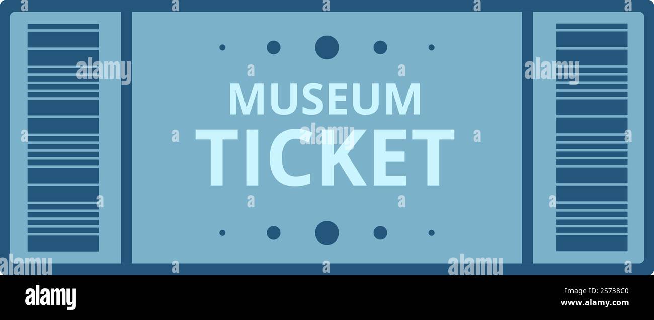 Museum pass icon cartoon vector. Admit entry. Concert ticket. Museum ...