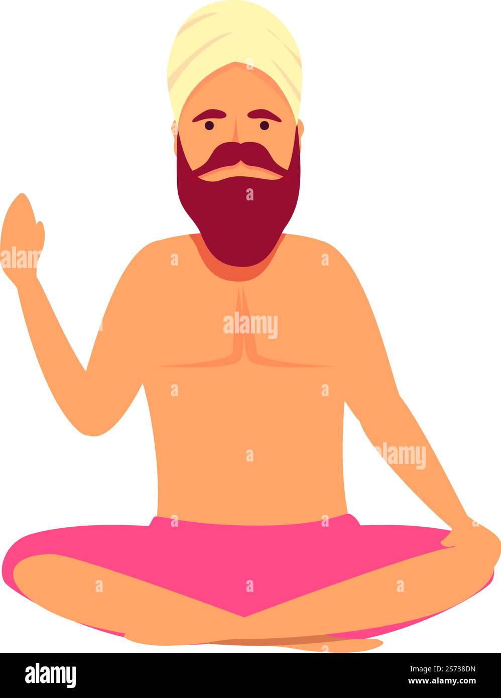 Maharashtra icon cartoon vector. Indian man. Yoga pose. Maharashtra ... Maharashtra icon cartoon vector. Indian man. Yoga pose. Maharashtra ...