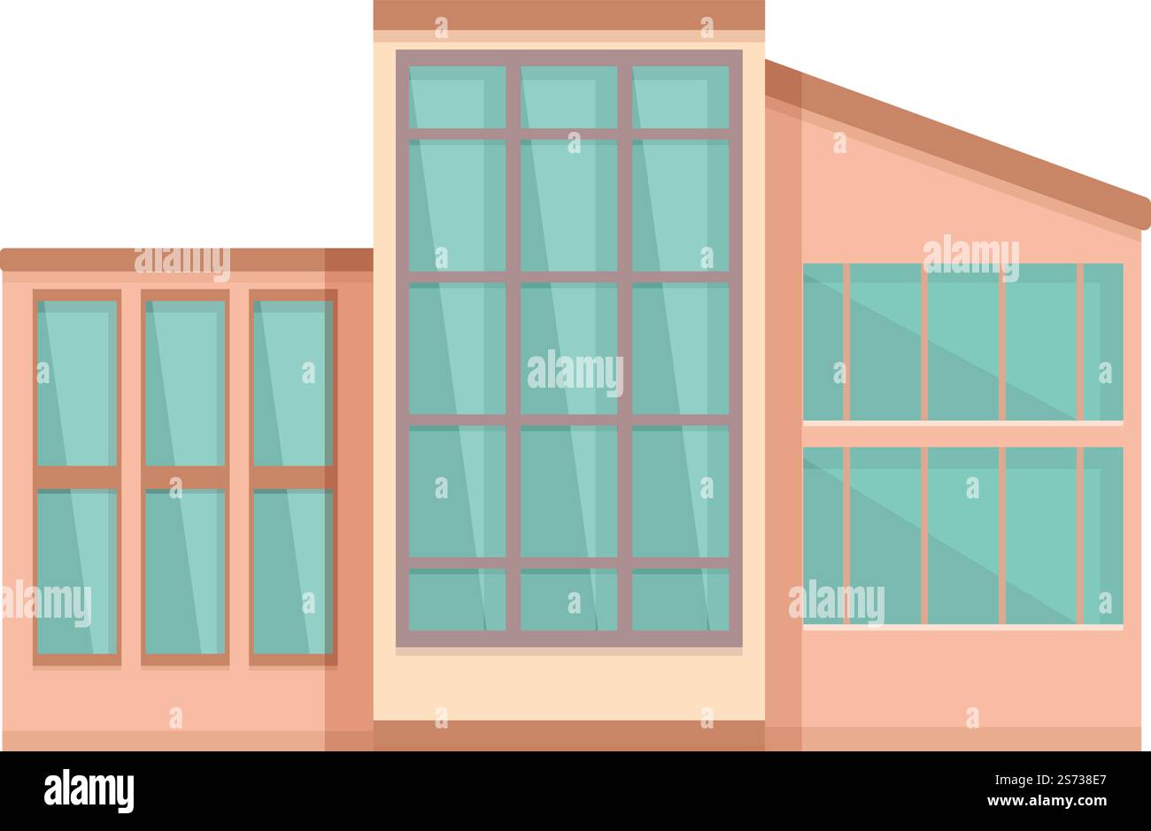 Roof villa icon cartoon vector. Home building. Front cottage. Roof ...