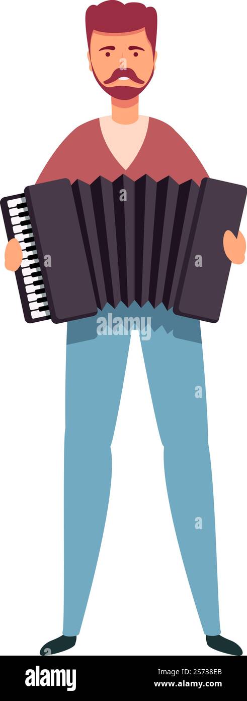 Blues harmonica player Stock Vector Images - Alamy