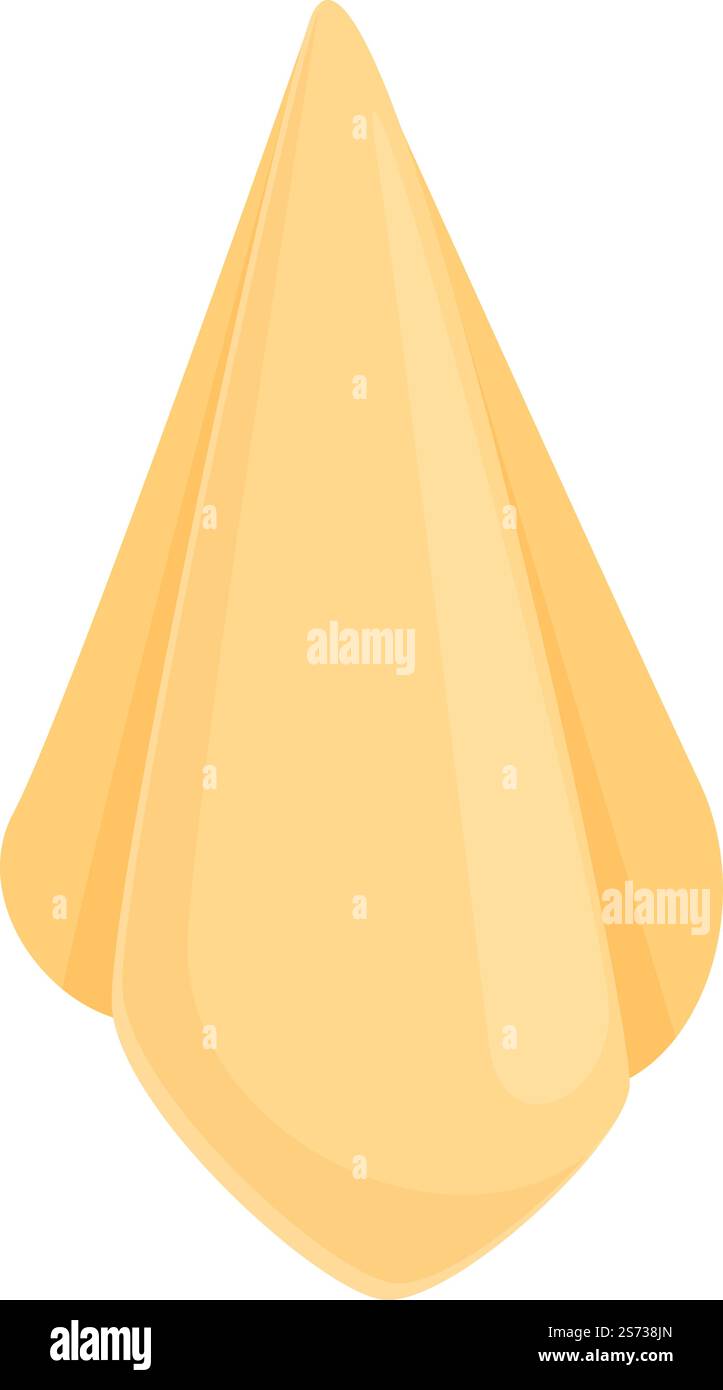 Kitchen towel icon cartoon vector. Fabric textile. Clean spa. Kitchen ...