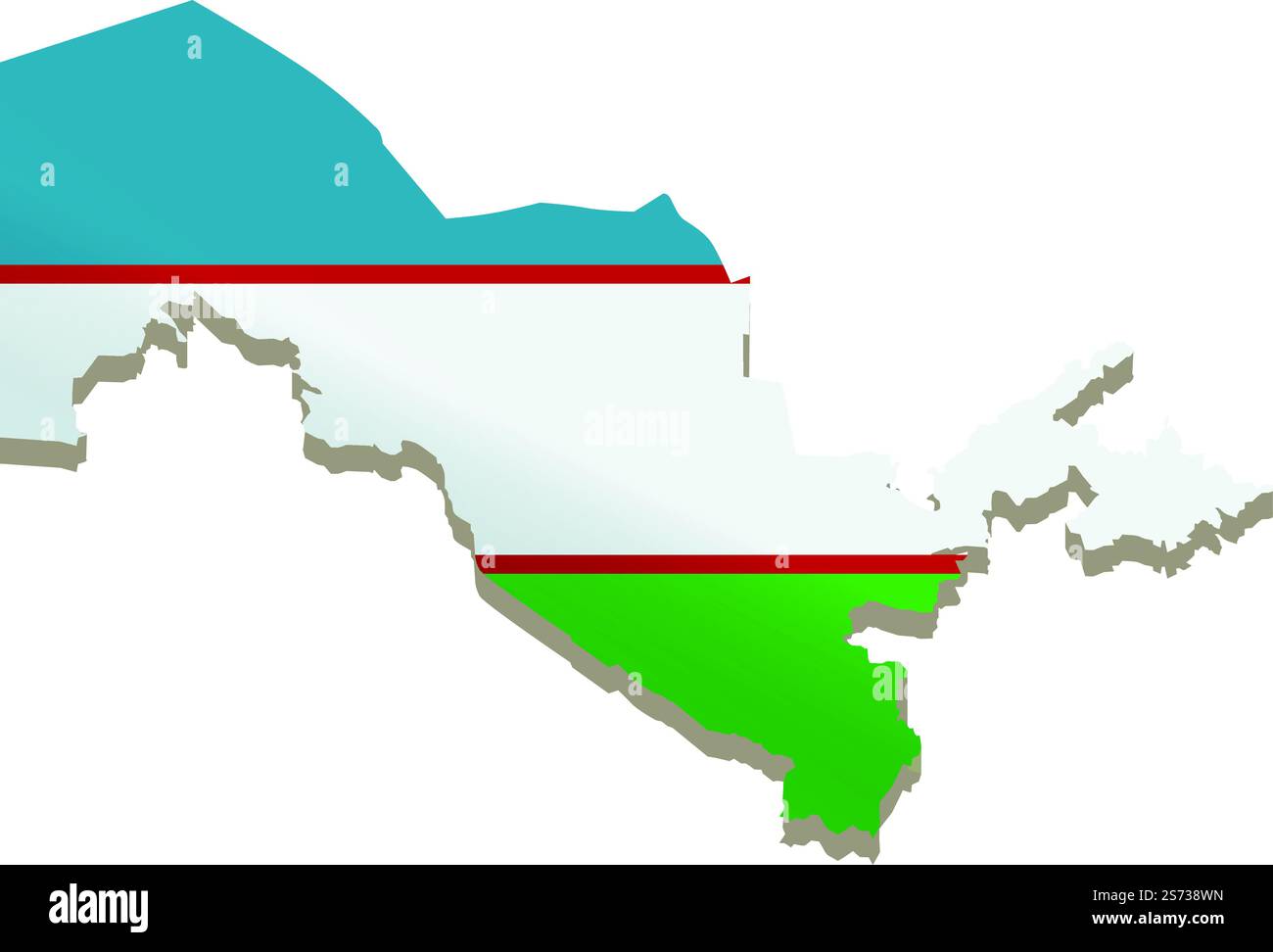 Uzbekistan landmark icon cartoon vector. Flag map. Islam money ...