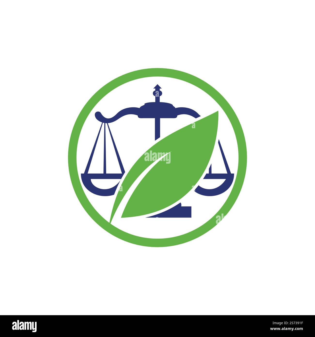 Nature Law Firm Logo design template. Green Scales logo concept Stock ...