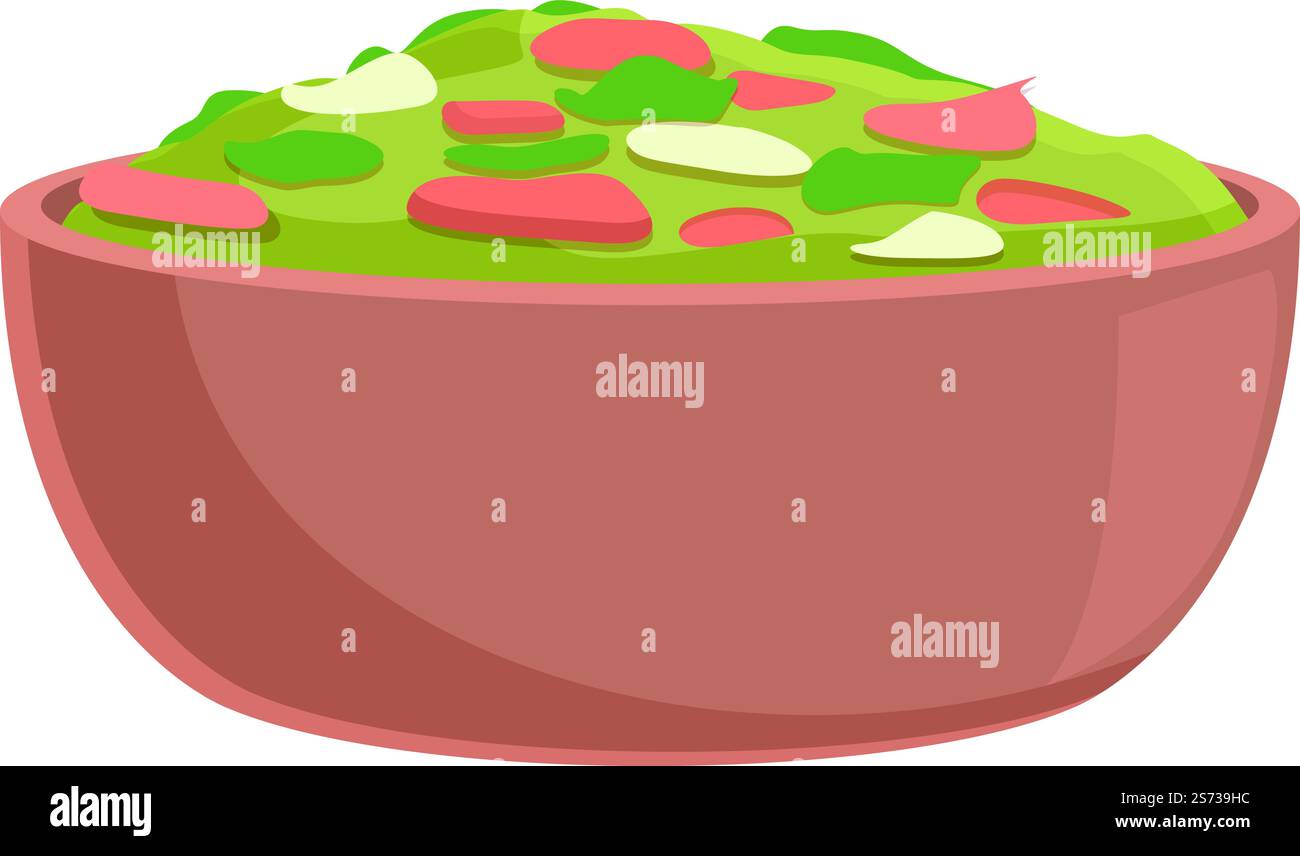 Brazilian salad icon cartoon vector. Baked food. Rice plate. Brazilian ...