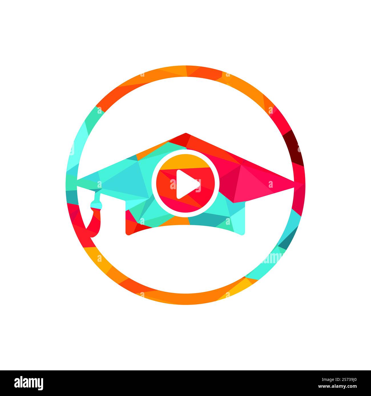 Video learning education vector logo design template. Media education ...