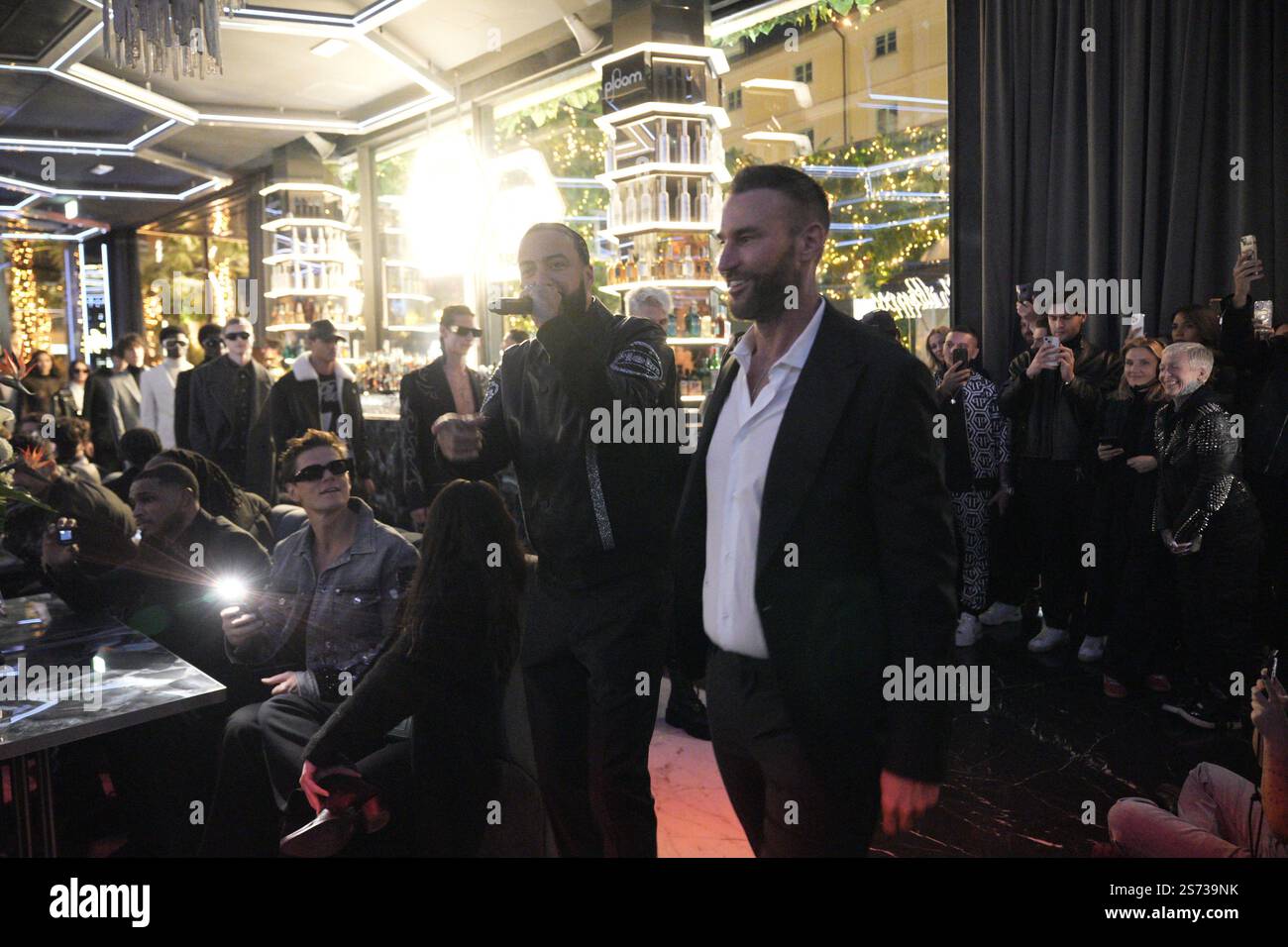 Milan, Italy. 17th Jan 2025. French Montana, Philipp Plein Milan ...