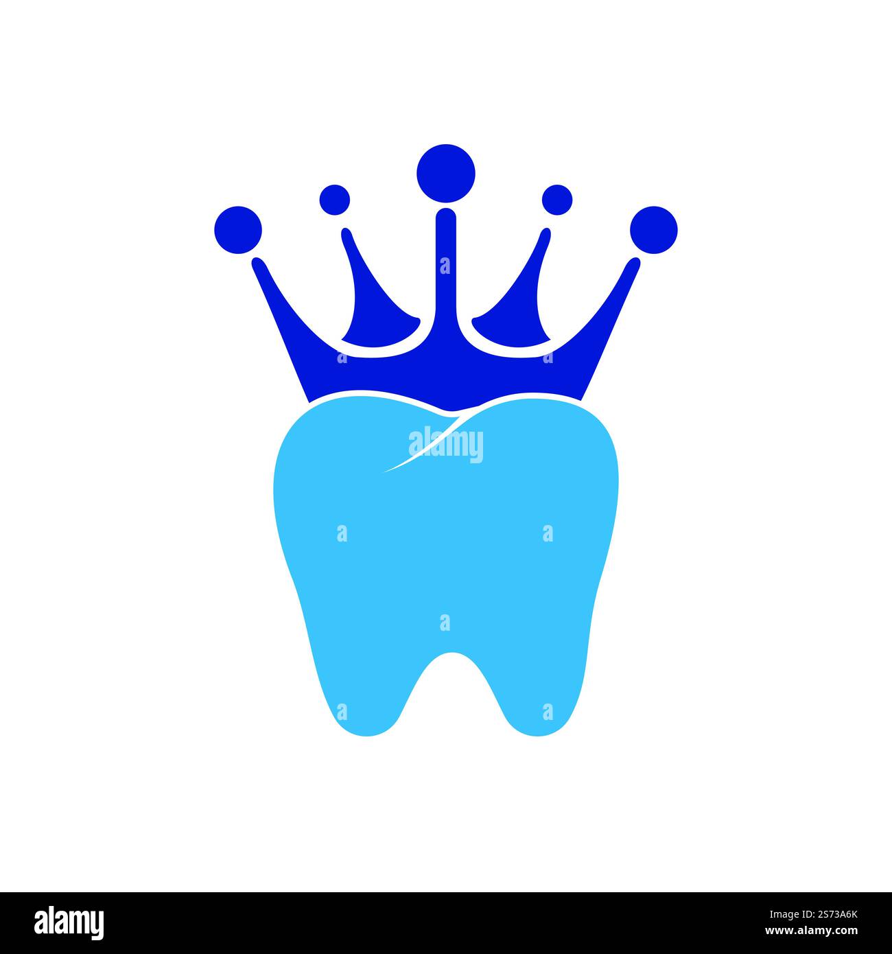 Dental king vector logo design. Tooth and crown icon design Stock ...