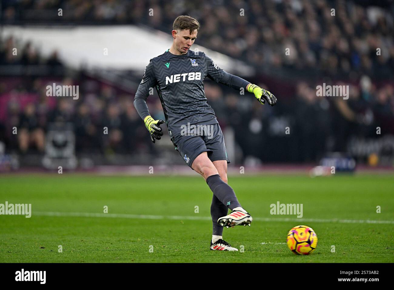 London UK 18th January 2025. Dean Henderson (Crystal Palace, goalkeeper ...