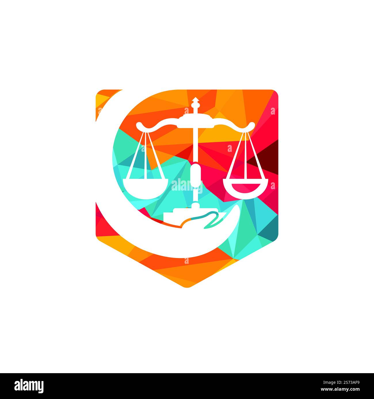 Law Care vector logo design template. Law firm logo design. Attorney ...