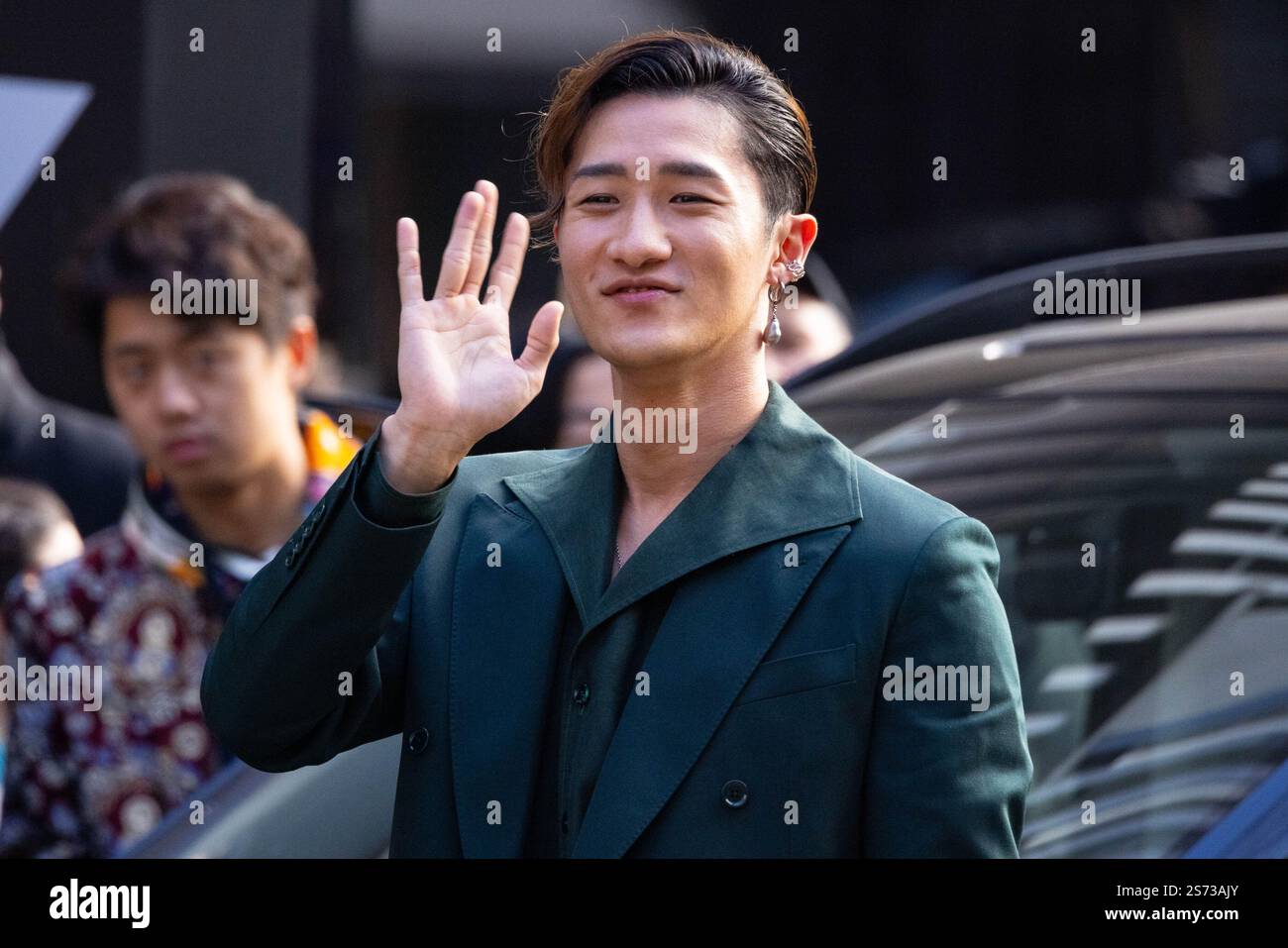 Milan, Italy. 18th Jan, 2025. Iwamoto Hikaru is seen arriving at the ...