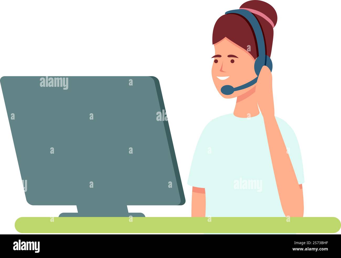 Online advice team icon cartoon vector. Medicine help. People patient ...
