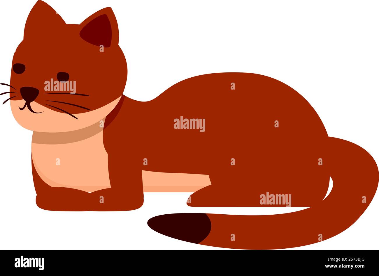 Relax weasel icon cartoon vector. Carnivore animal. Stoat pet. Relax ...