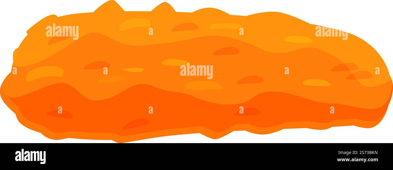 Menu chicken nugget icon cartoon vector. Fast food. Crispy meat. Menu ...