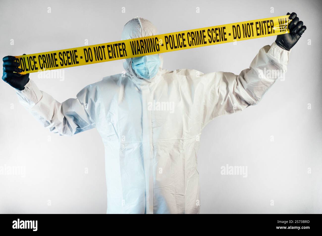 Forensic uniform hi-res stock photography and images - Alamy