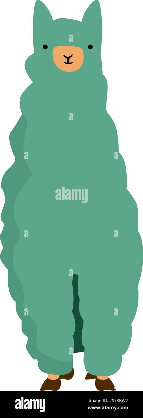 Funny lama icon cartoon vector. Cute llama. Cool baby. Funny lama icon ...