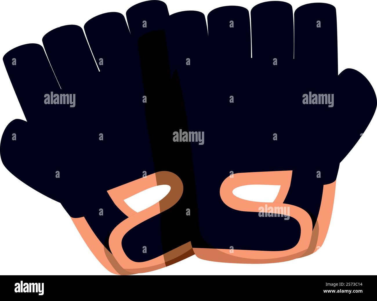 Hand gloves icon cartoon vector. Keeper protection. Safety pair. Hand ...