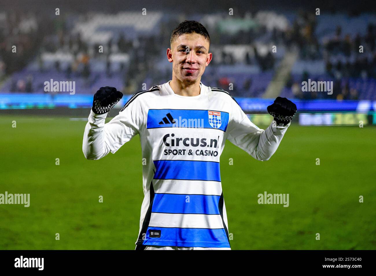 ZWOLLE, 18-01-2025, MAC3PARK stadium, season 2024/2025, Dutch ... ZWOLLE, 18-01-2025, MAC3PARK stadium, season 2024/2025, Dutch ...