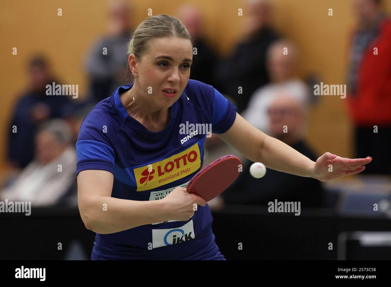 Langstadt, Deutschland. 18th Jan, 2025. 2025.01.18 Tischtennis Damen 1 ...