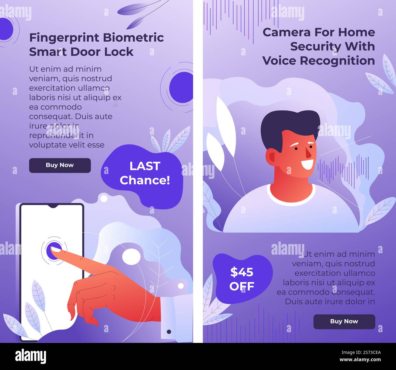 Camera for home, security with voice recognition. Fingerprint biometric ...