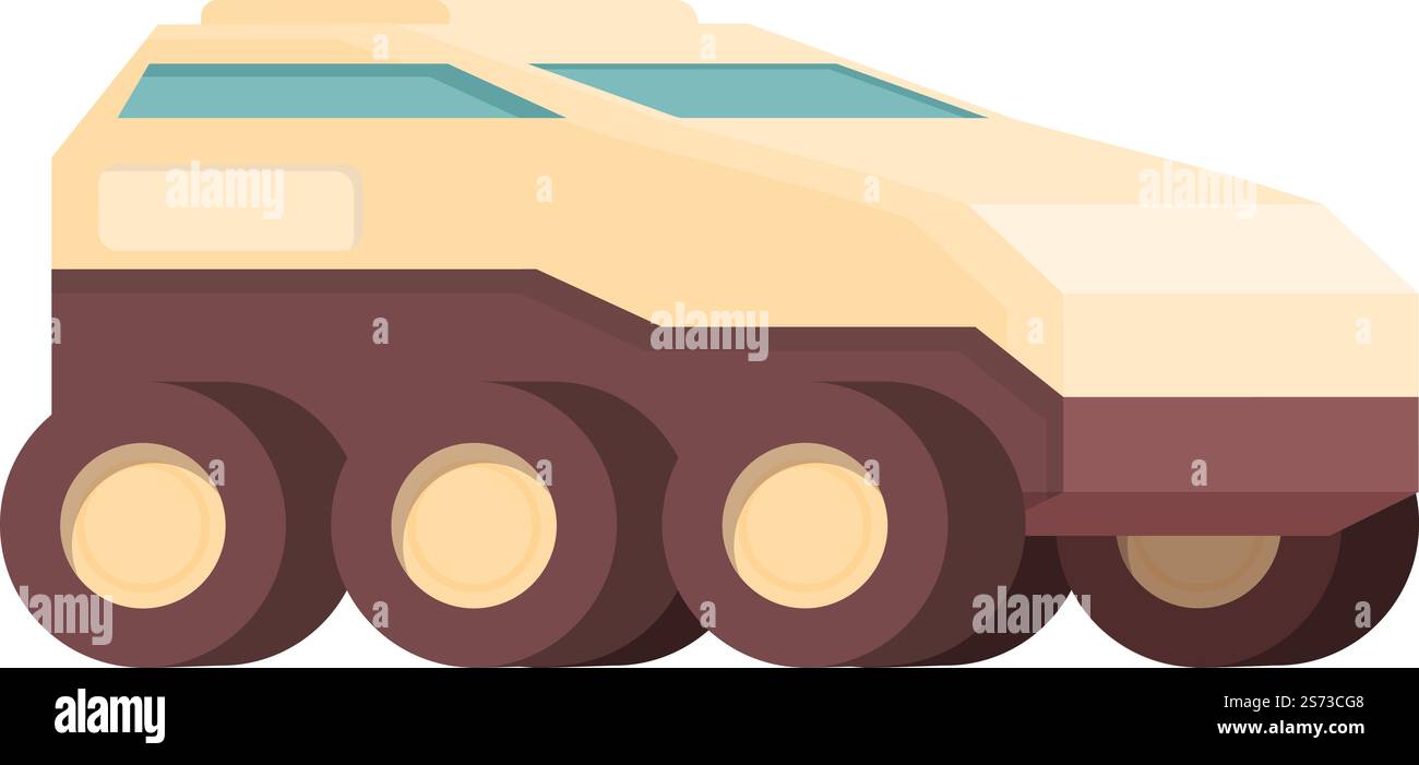 Modern rover icon cartoon vector. Space planet. Space station. Modern ...