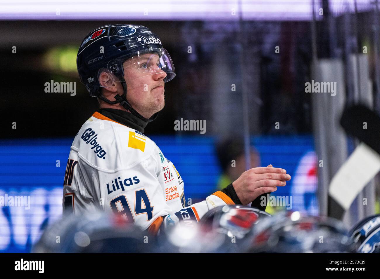 250118 Växjös Joel Persson under ishockeymatchen i SHL mellan Luleå och ...