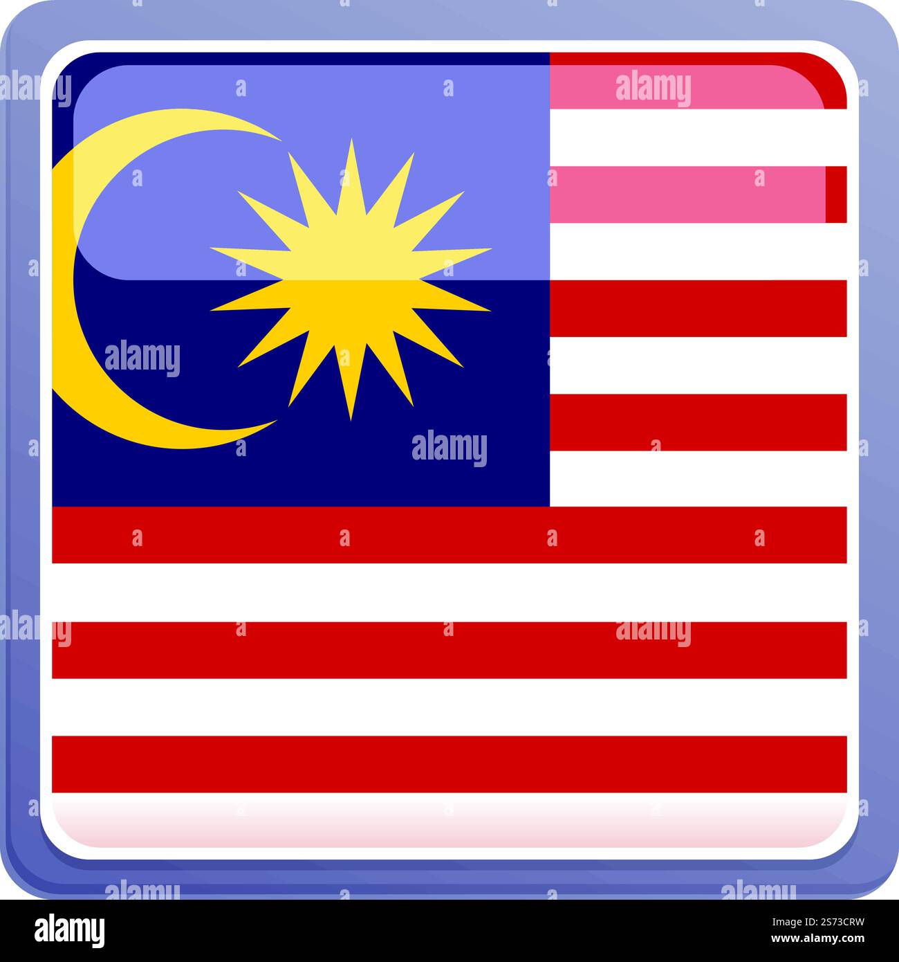 Emblem Malaysia icon cartoon vector. Country day. Nation republic ...