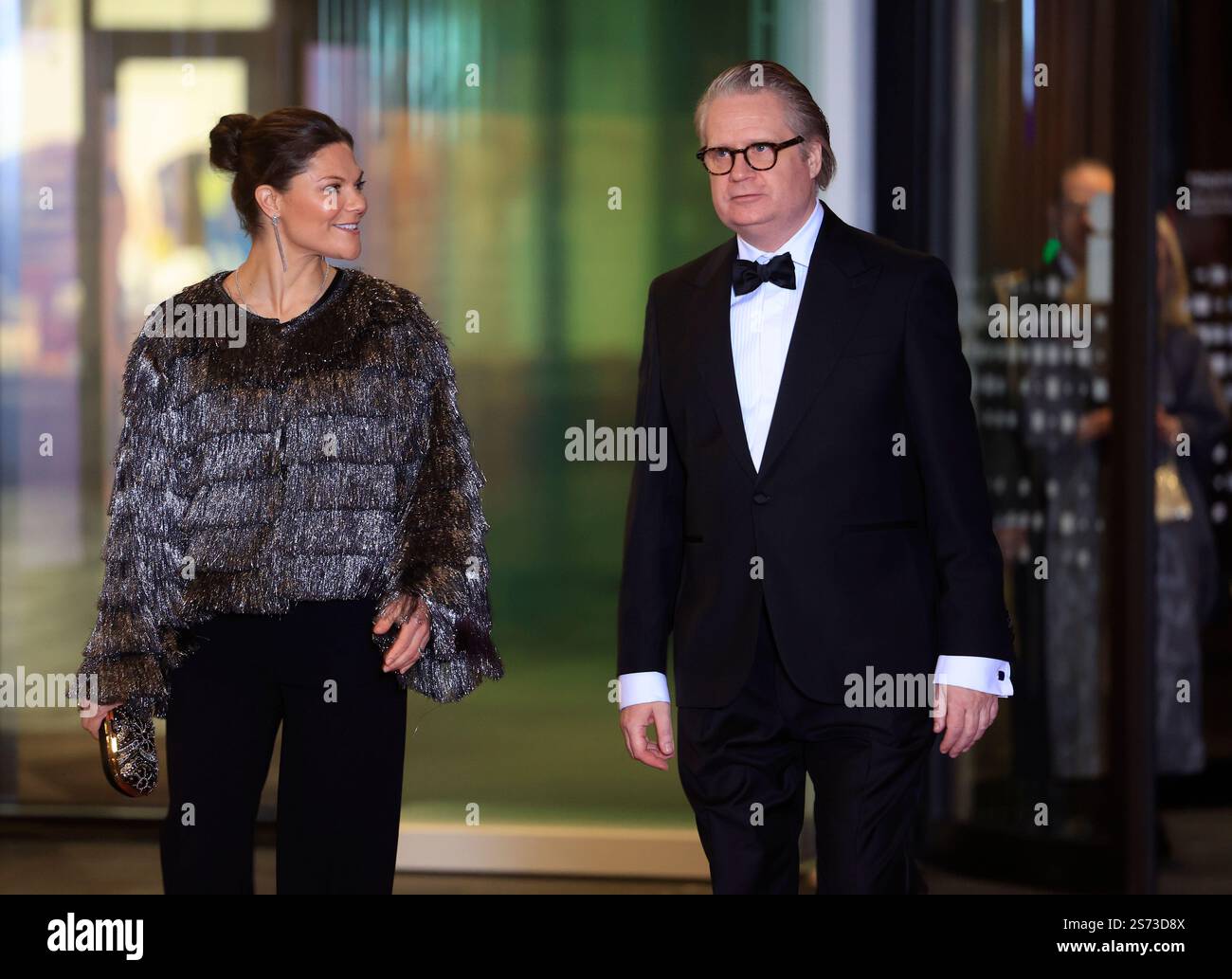 MALMÖ, SWEDEN 20250118Crown Princess Victoria and Erik Mikael Karlsson ...