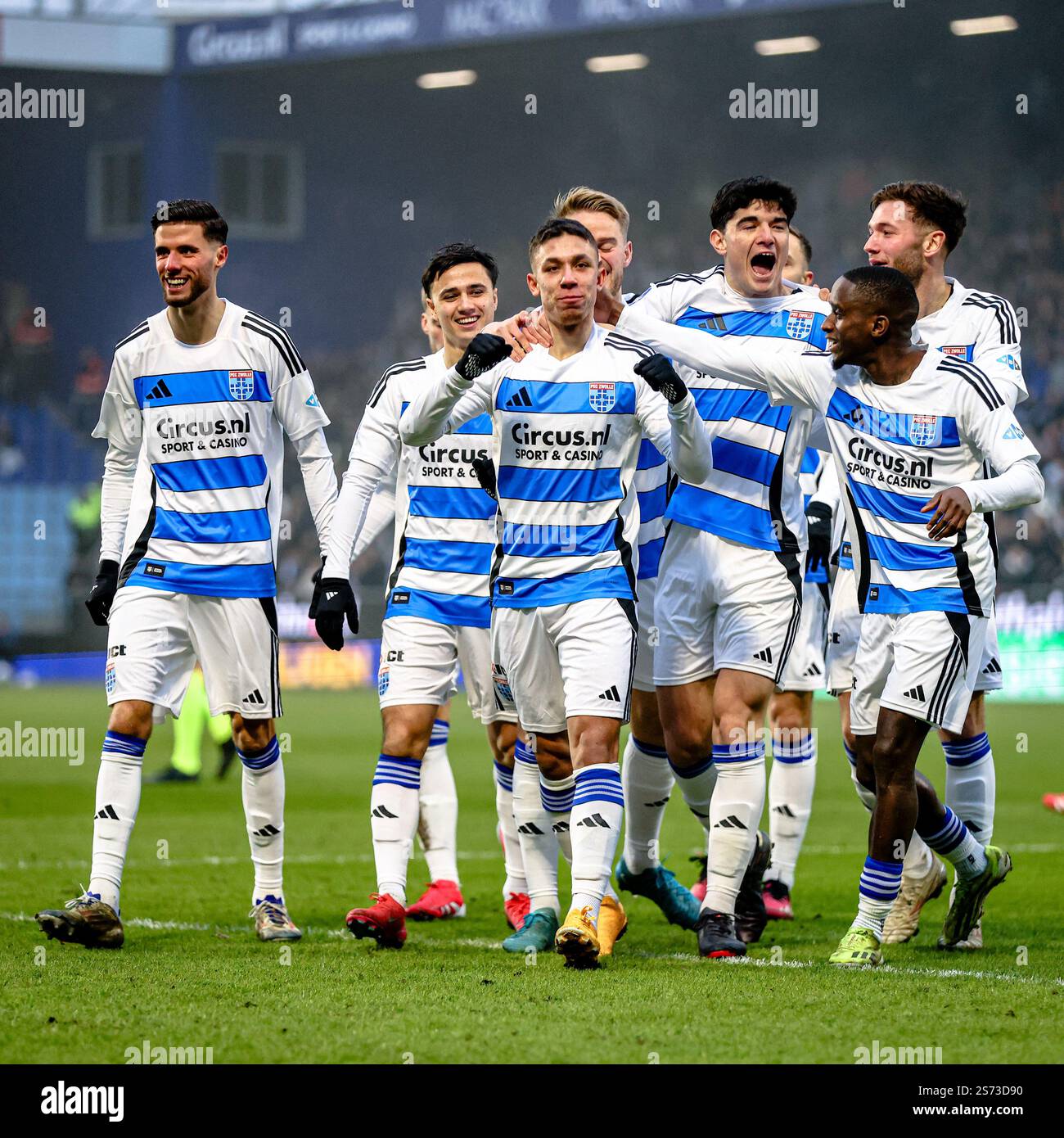 Zwolle, Netherlands. 18th Jan, 2025. ZWOLLE, 18-01-2025, MAC3PARK ...