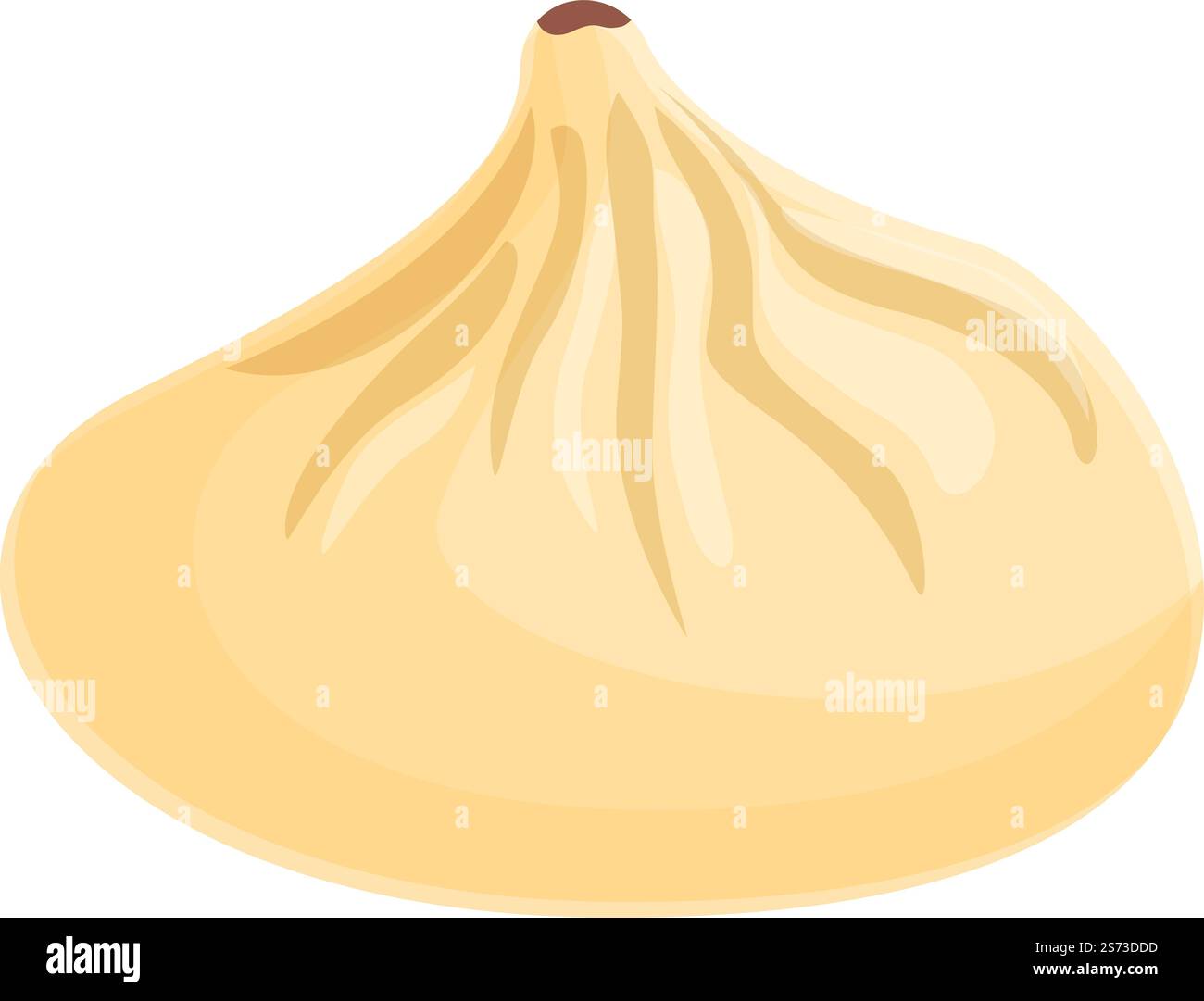 Steamed baozi icon cartoon vector. Bun dao. Asian basket. Steamed baozi ...