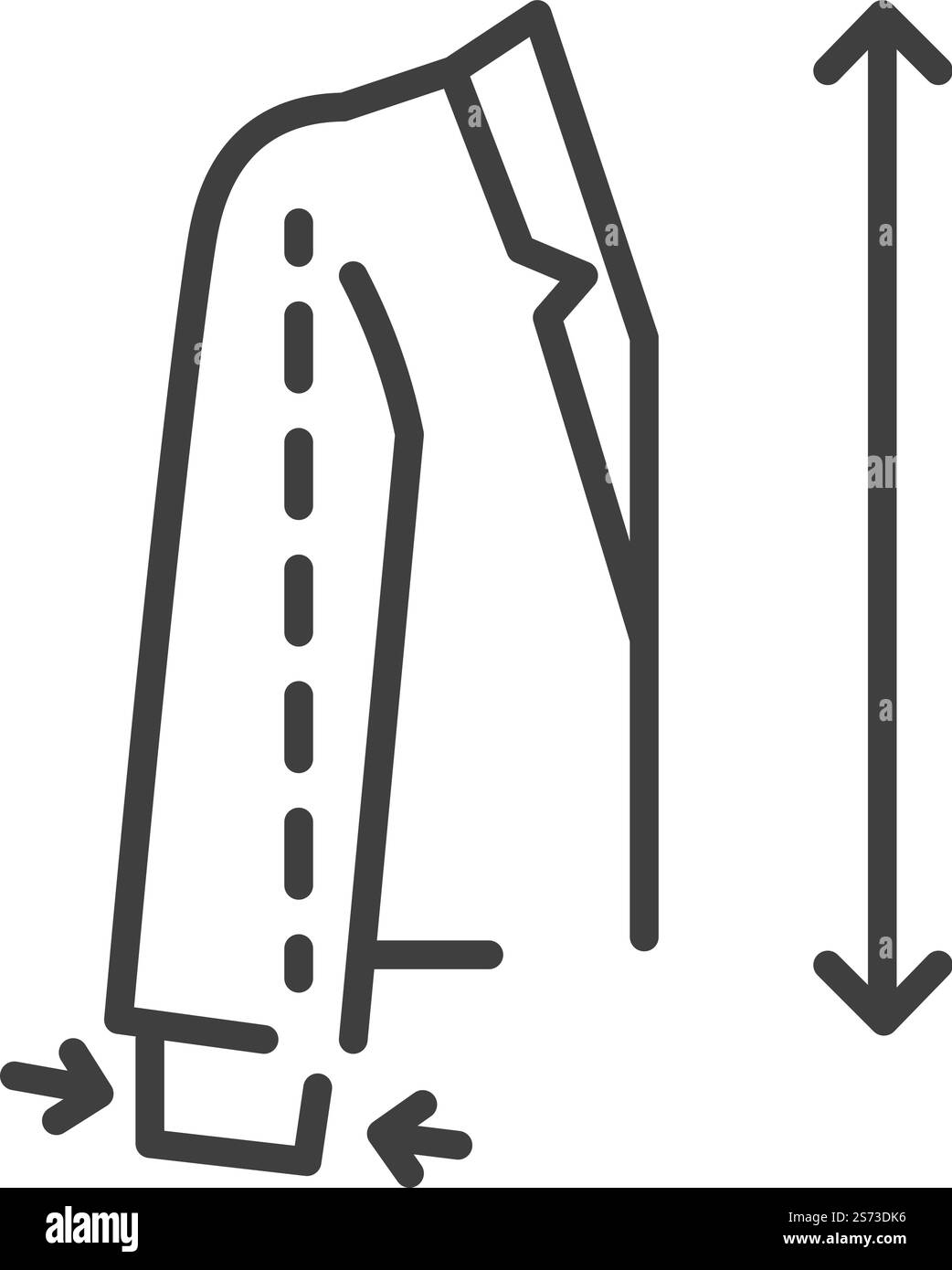 Size chart or measurement of men jacket, dimensions for buyers in shop ...