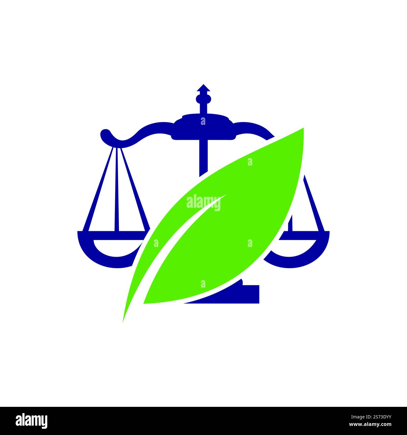 Nature Law Firm Logo design template. Green Scales logo concept Stock ...