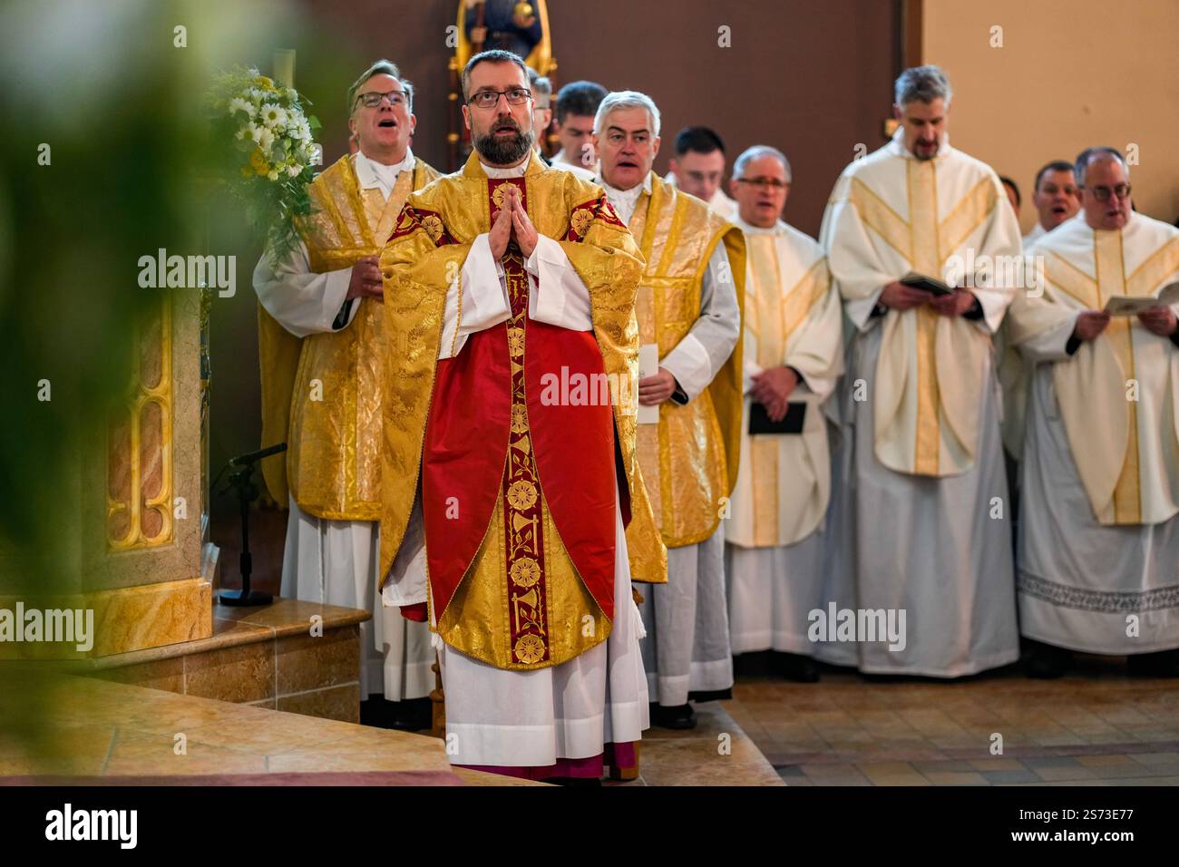 Oslo 20250118. The Catholic Diocese of Oslo will hold a bishop's consecration mass in St. Olav's ...