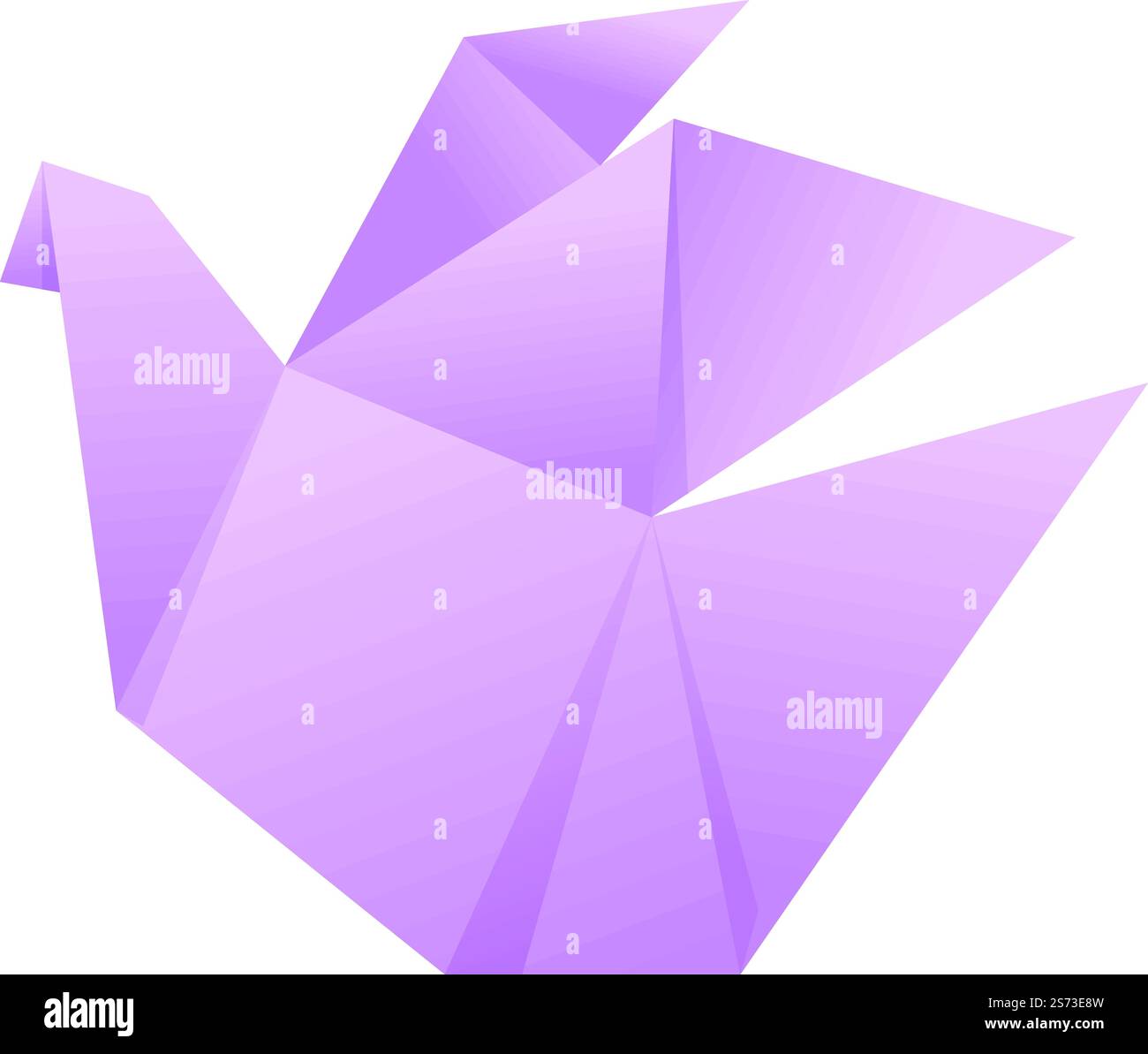 Origami pigeon icon cartoon vector. Paper bird. Art geometric. Origami ...