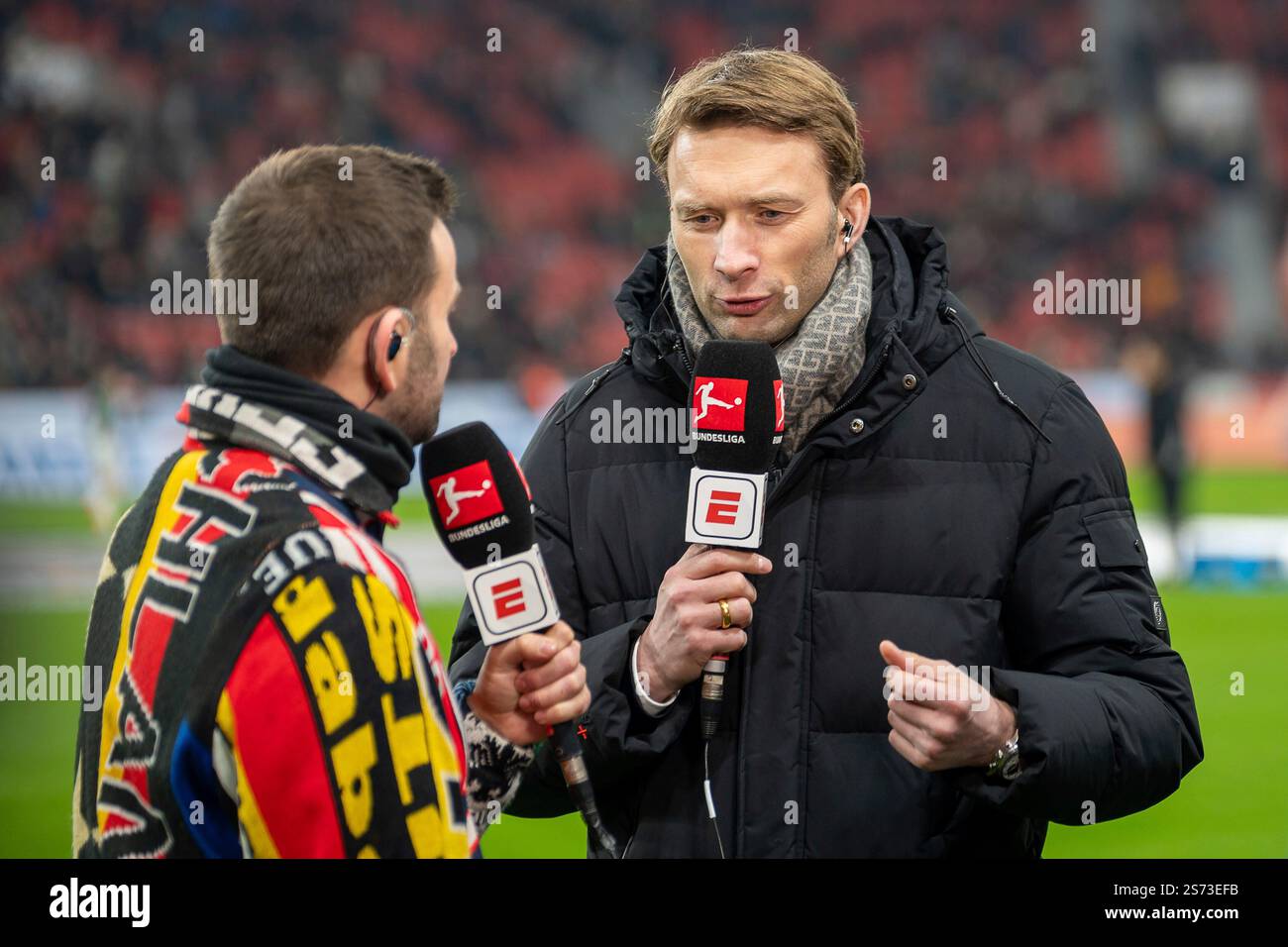 Leverkusen, Deutschland. 18th Jan, 2025. 18.01.2025, Fussball: 1. Bundesliga, Saison 2024/2025 ...