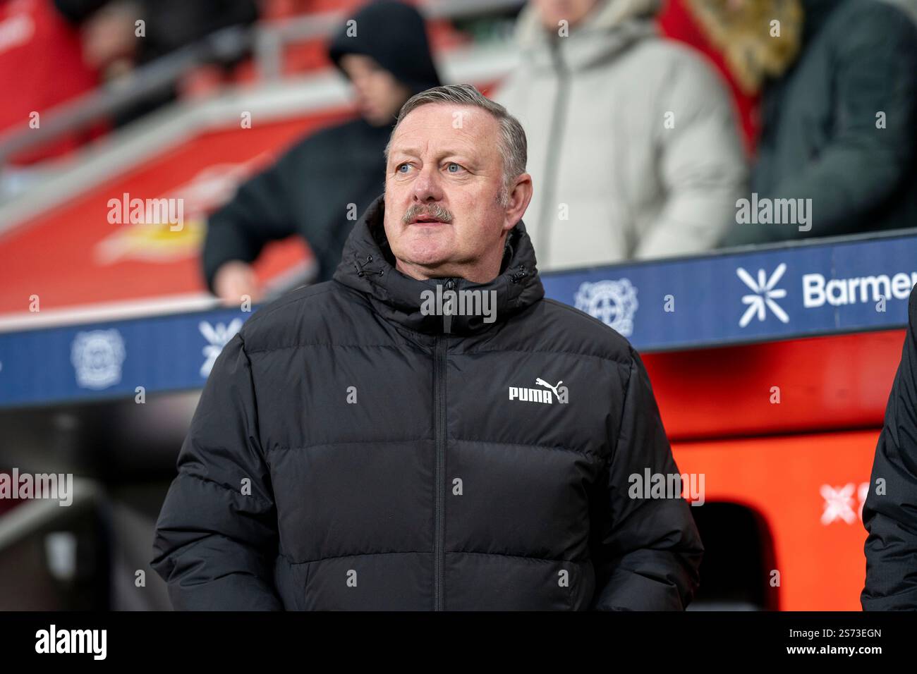Leverkusen, Deutschland. 18th Jan, 2025. Roland Virkus (Borussia Mönchengladbach, # ...