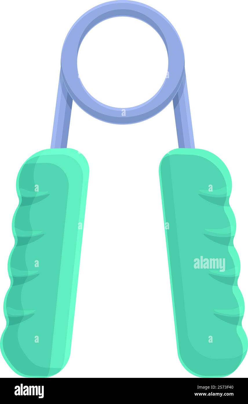 Iron hand grip icon cartoon vector. Arm gym. Training energy. Iron hand ...